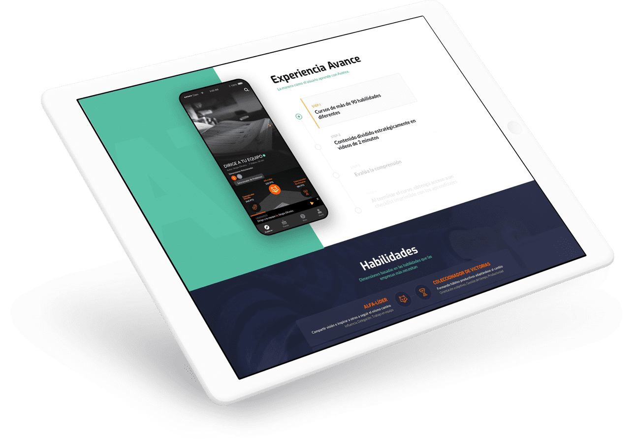 Avance's success in building an online learning platform for its employees.
