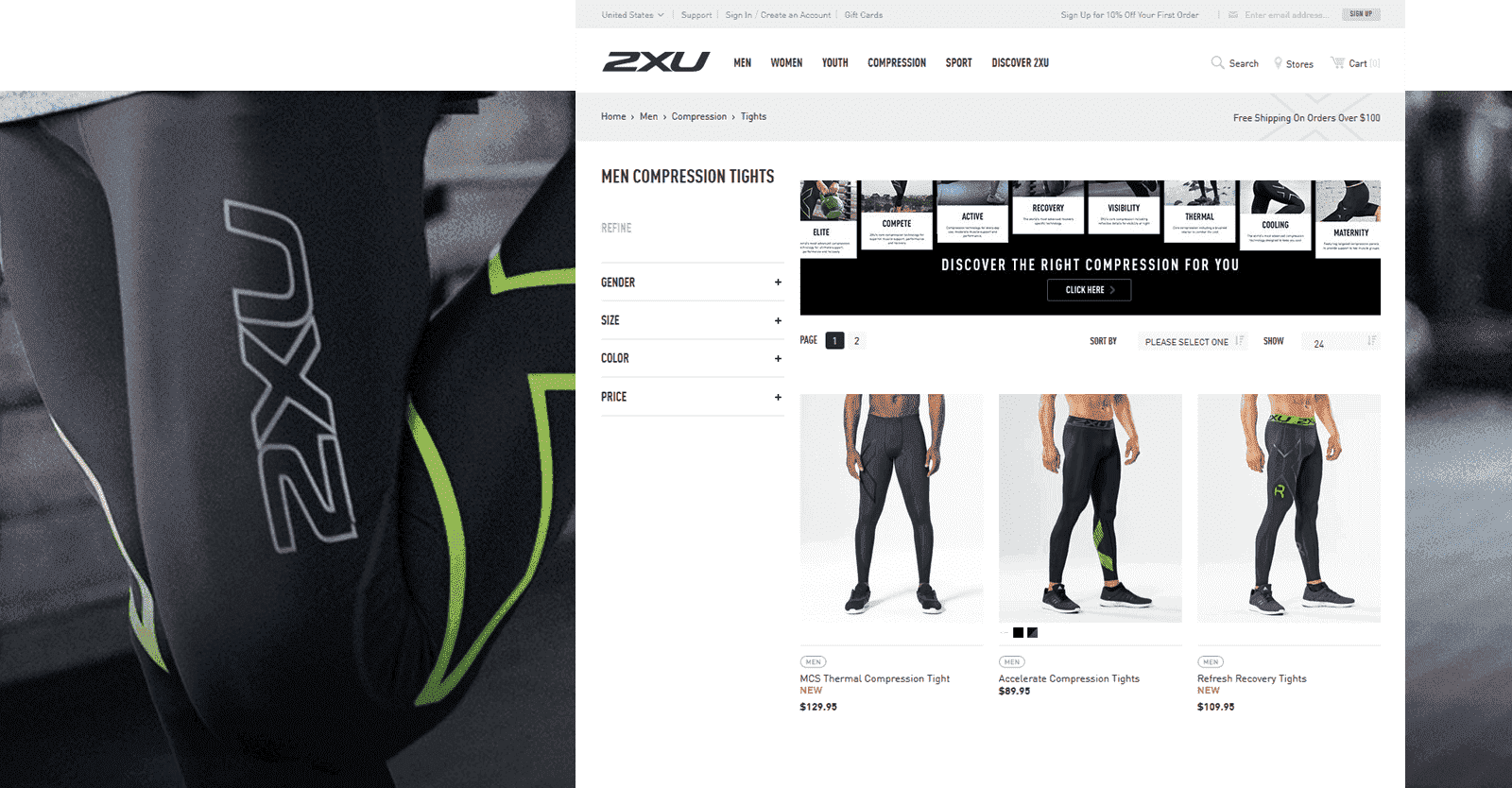 Case Study – Sports Digital Commerce Portal for 2XU using Magento