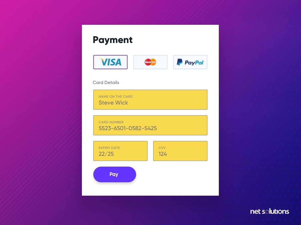 9 Form Design Best Practices | Form UX Examples | Net Solutions